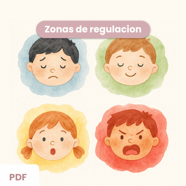 Poster: Las 4 zonas de regulación